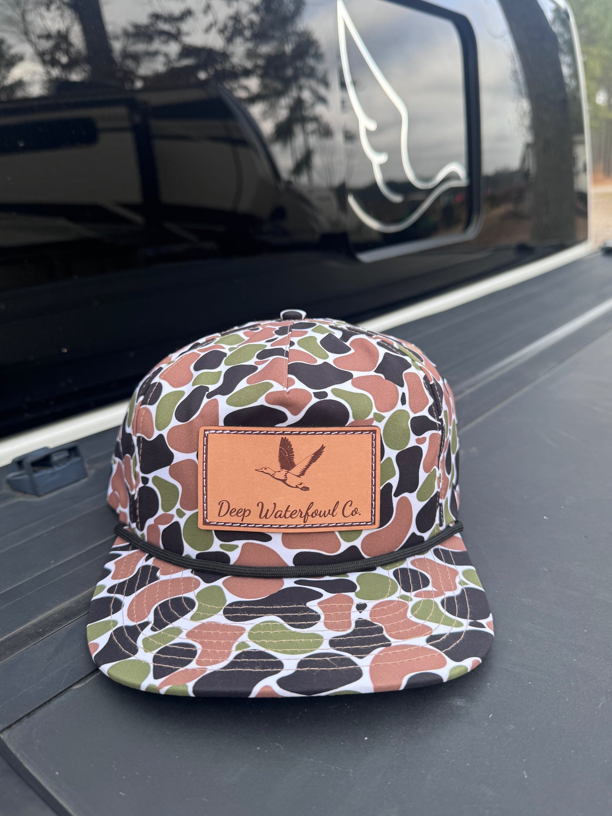 Classy Leather Patch | Louisiana Camo – Deep Waterfowl Co.